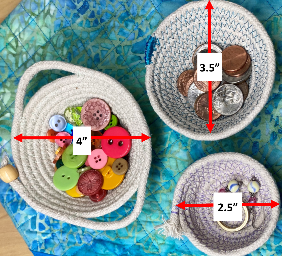 Mini Coiled Containers - Sewfeet