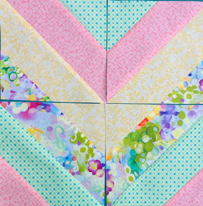 Tube Quilting: Easy Chevron Design - Sewfeet